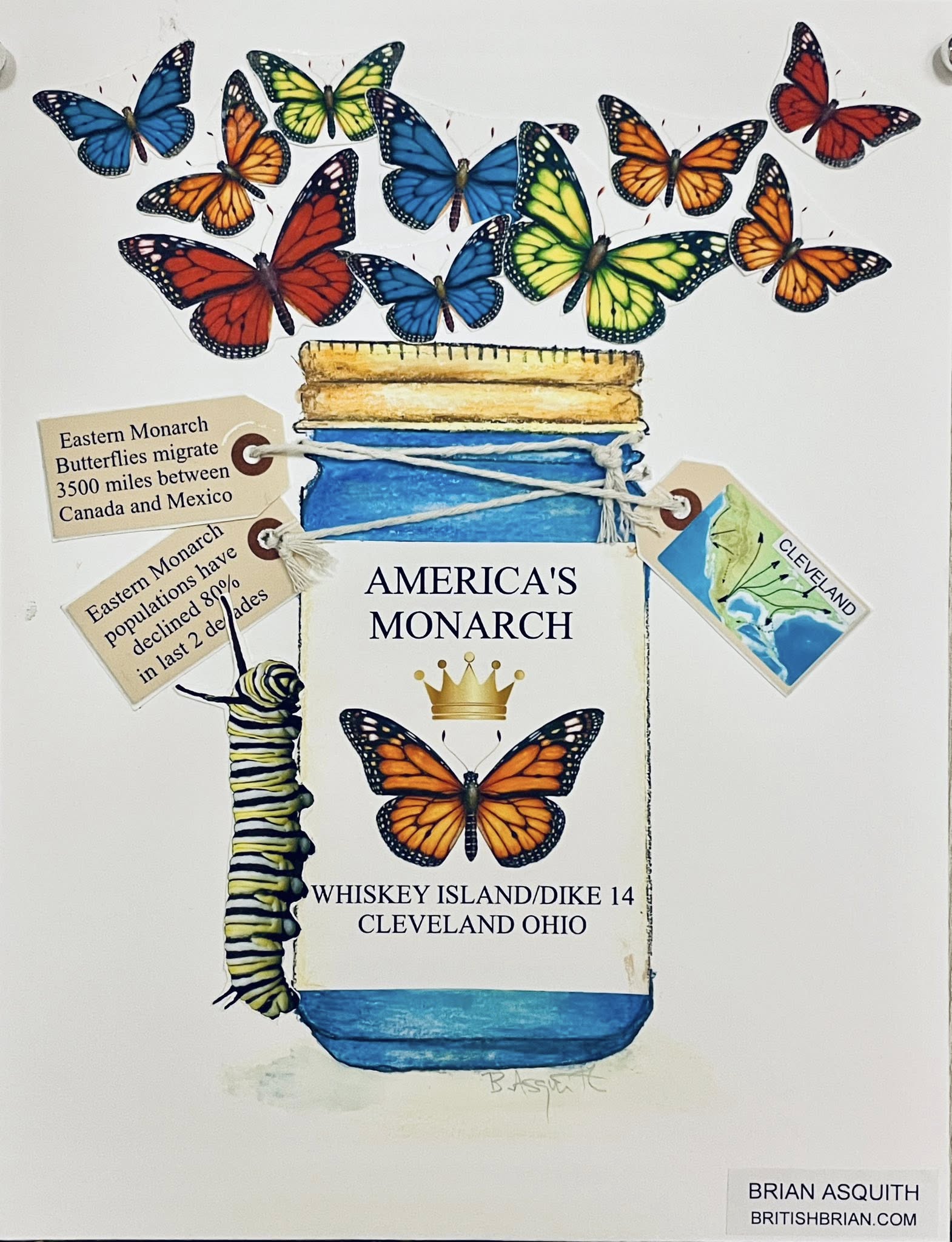 America's Monarch and Quest for the Fest – Brian Asquith Art