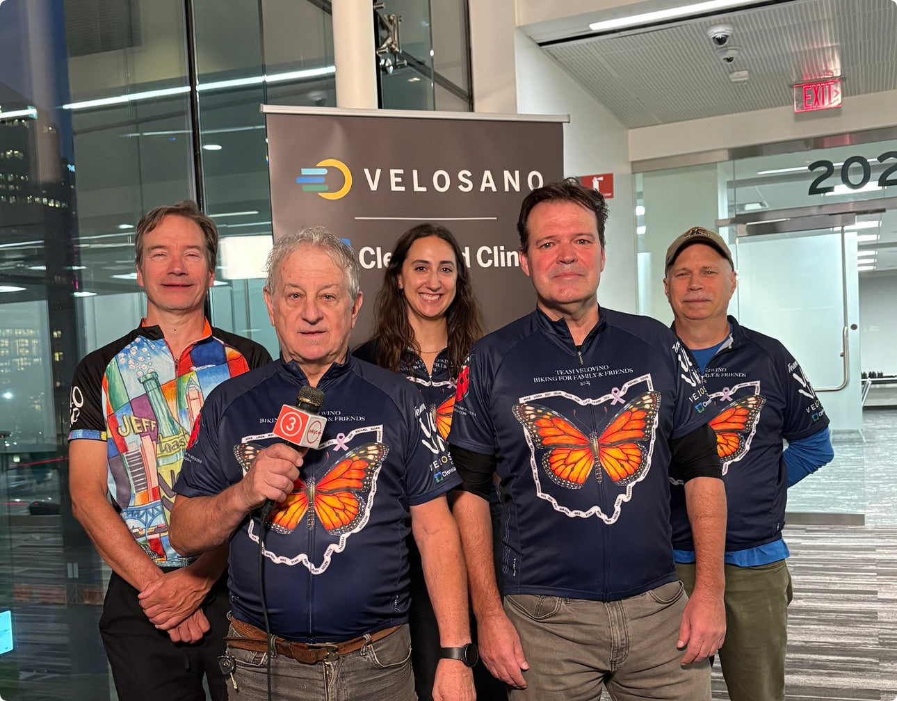 Team VeloVino on WKYC Channel 3 and Velo Sano 9-4-2025 – Brian Asquith Art